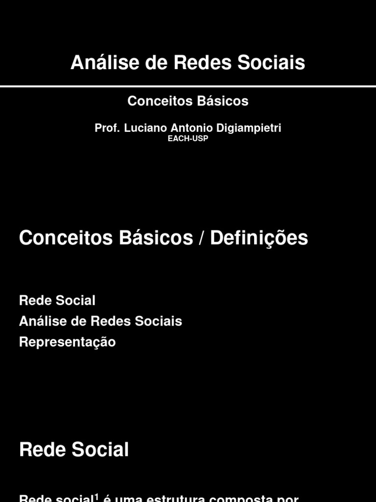02 - Conceitos Basicos Redes Sociais | PDF