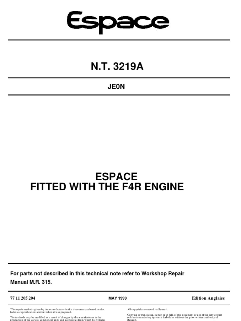 Motor F4R | PDF