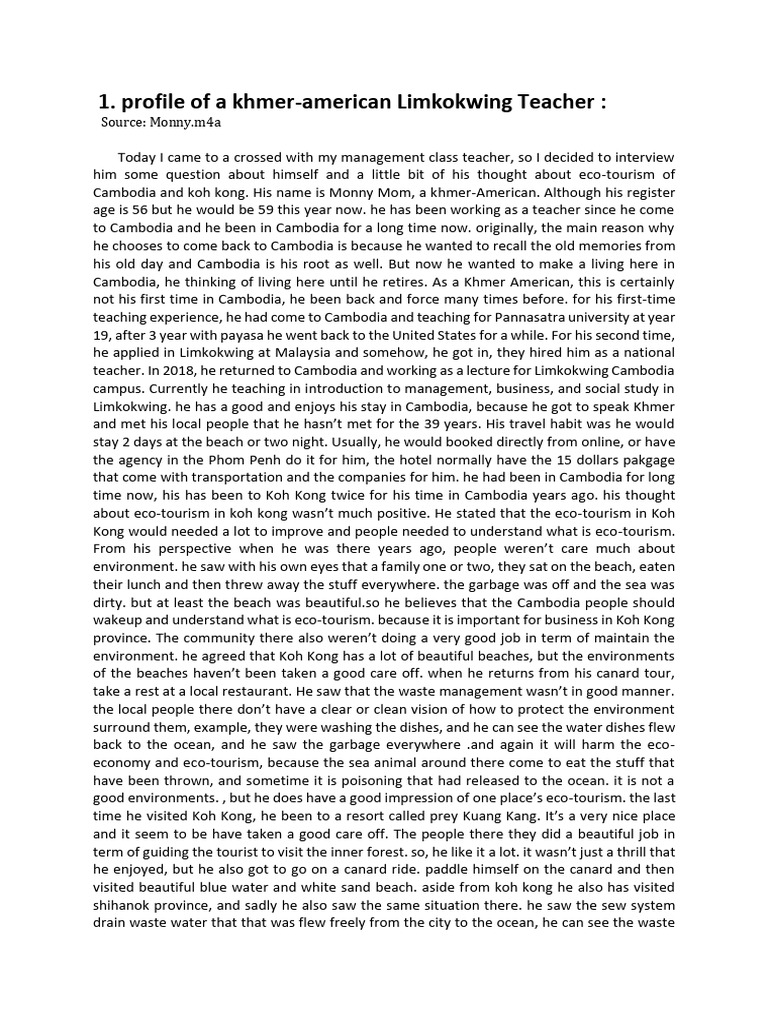 Interviewee Profiles | PDF