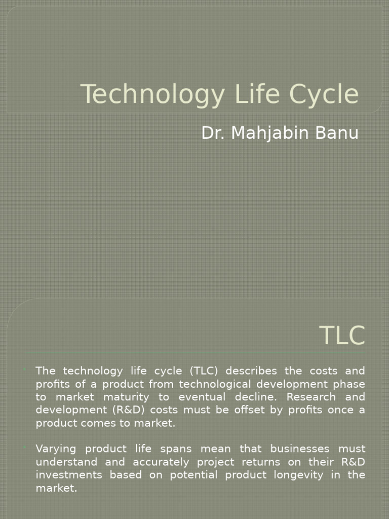 L 2 Technology Life Cycle | PDF