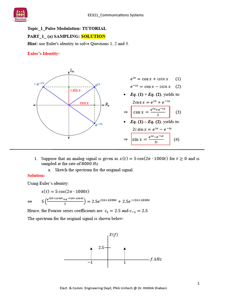 Chapt i Tutorial Part 1 Sampling (Solution)-1 | PDF
