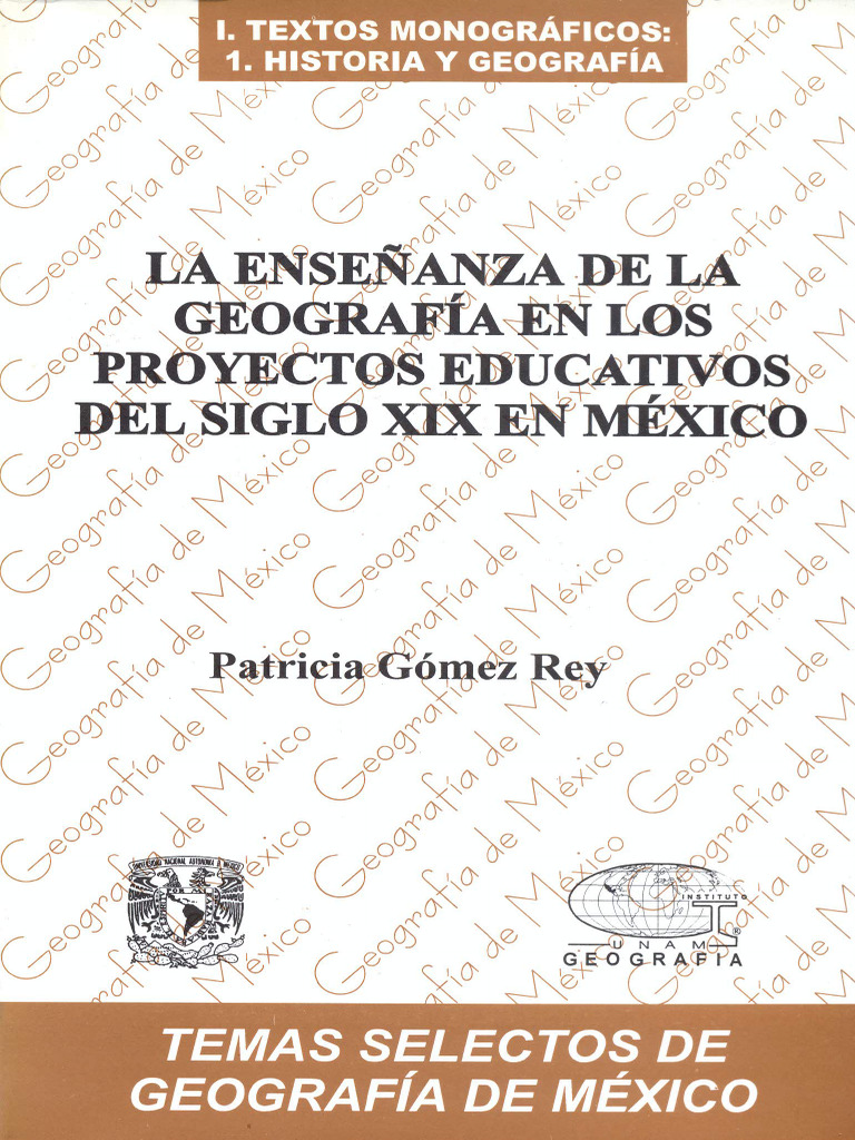 La Enseñanza de La Geografía en Los Proyectos Educativos Del SXIX en ...