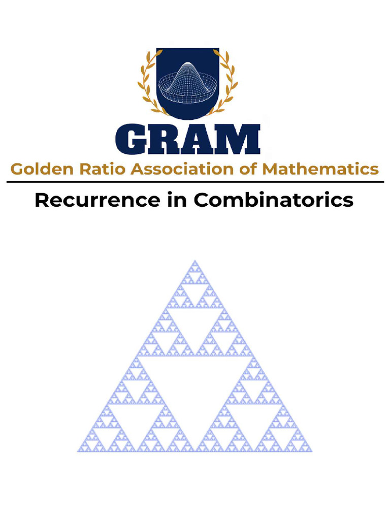 Recurrence in Combinatorics | PDF