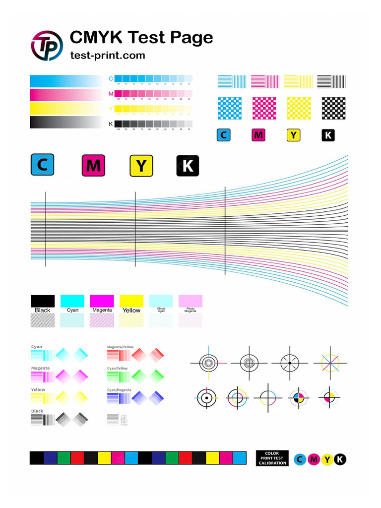 Cmyk Test Page | PDF