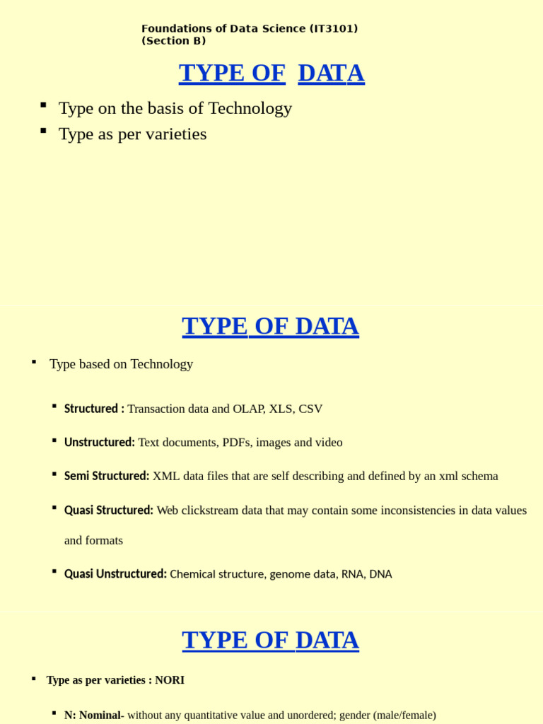 Lecture 3 - Data Types | PDF