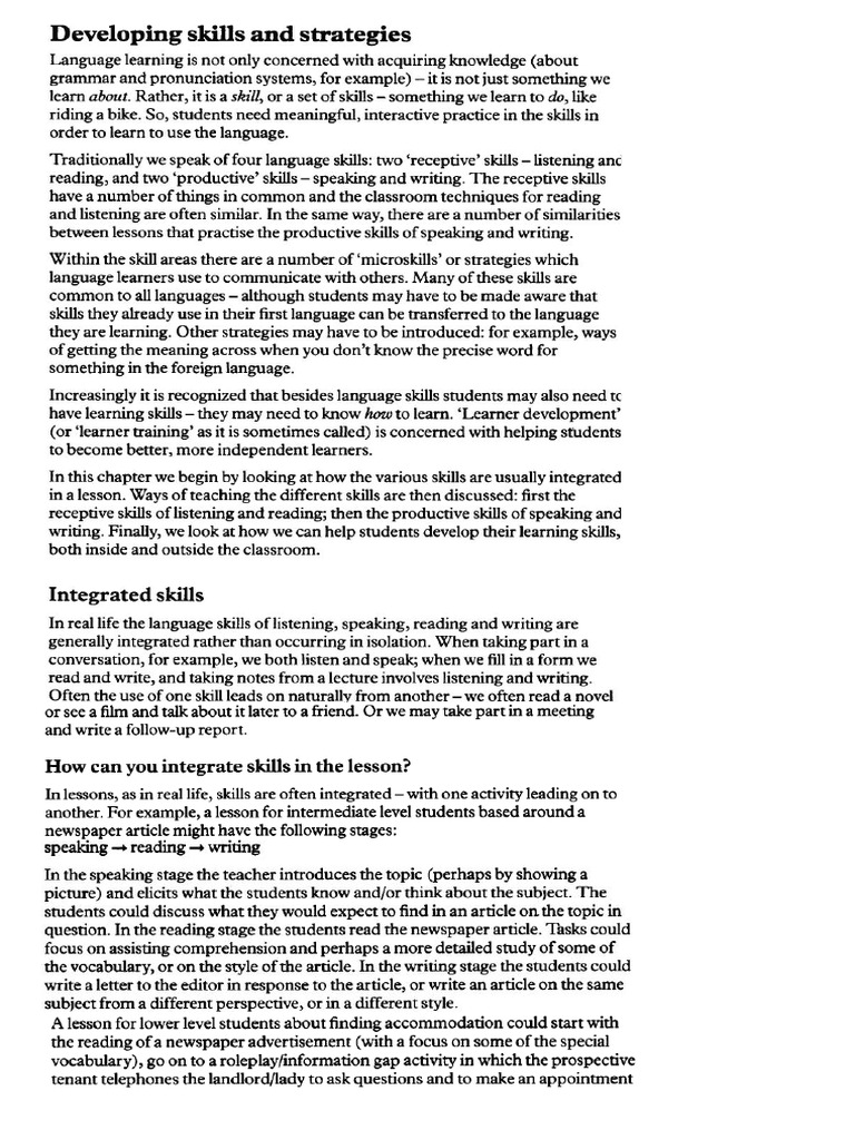 Reading - Developing Skills 2.3 | PDF
