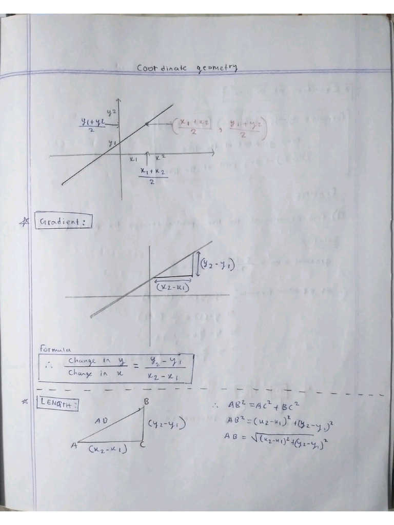 Coordinate Geometry | PDF