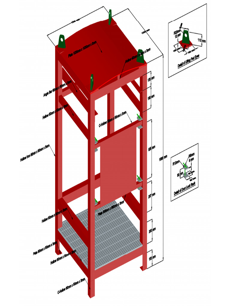 Gas Rack - 3D Model | PDF