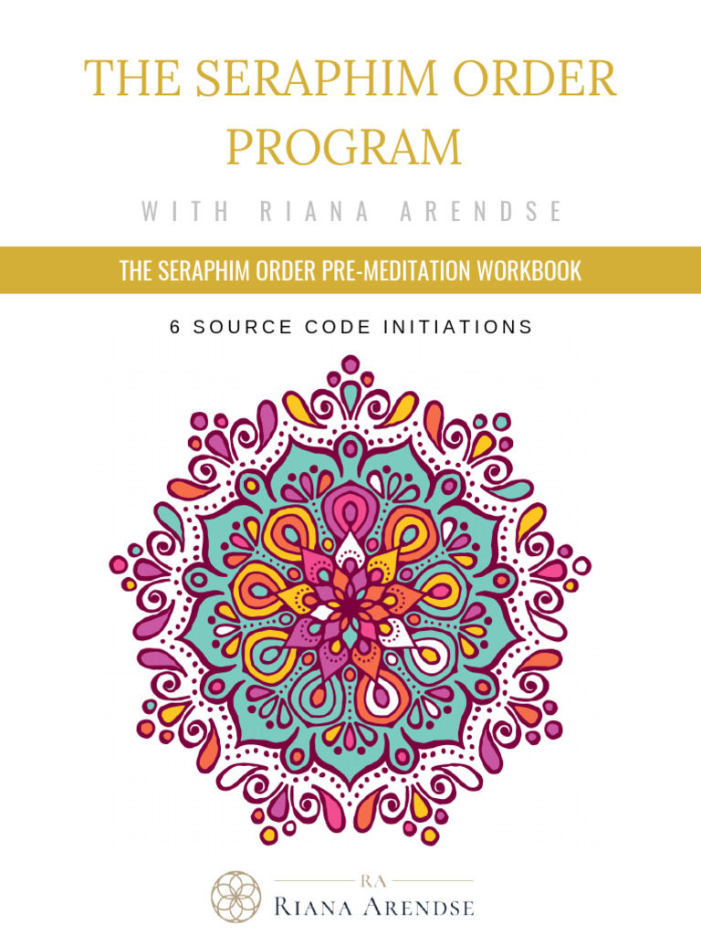 Seraphim Order Pre-Meditation Guide | PDF | Feeling | Self-Improvement