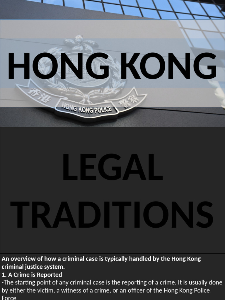 Policing System of Hong Kong | PDF