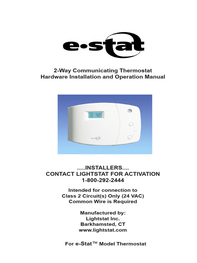 Estat Installation Manual | PDF
