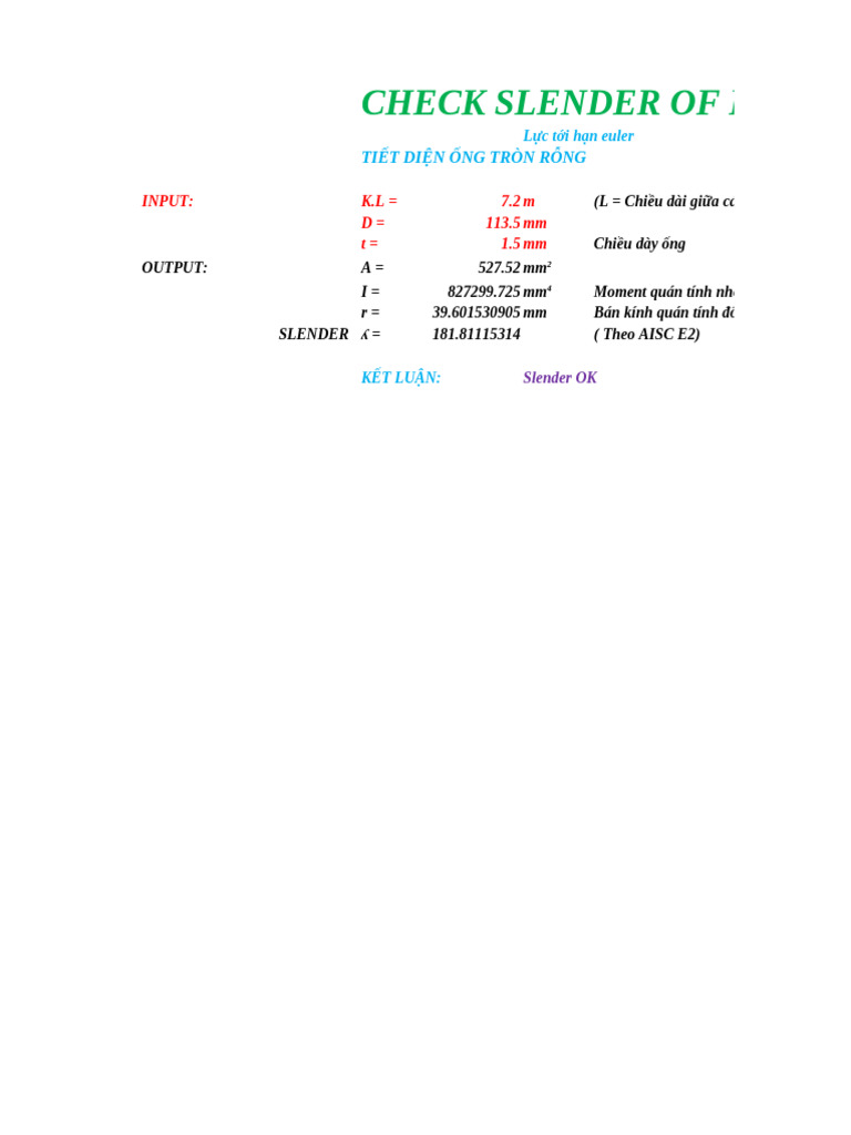 Check Slender | PDF