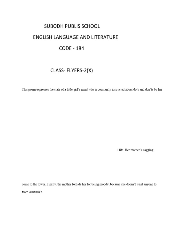 Amanda f2 Notes PDF | PDF