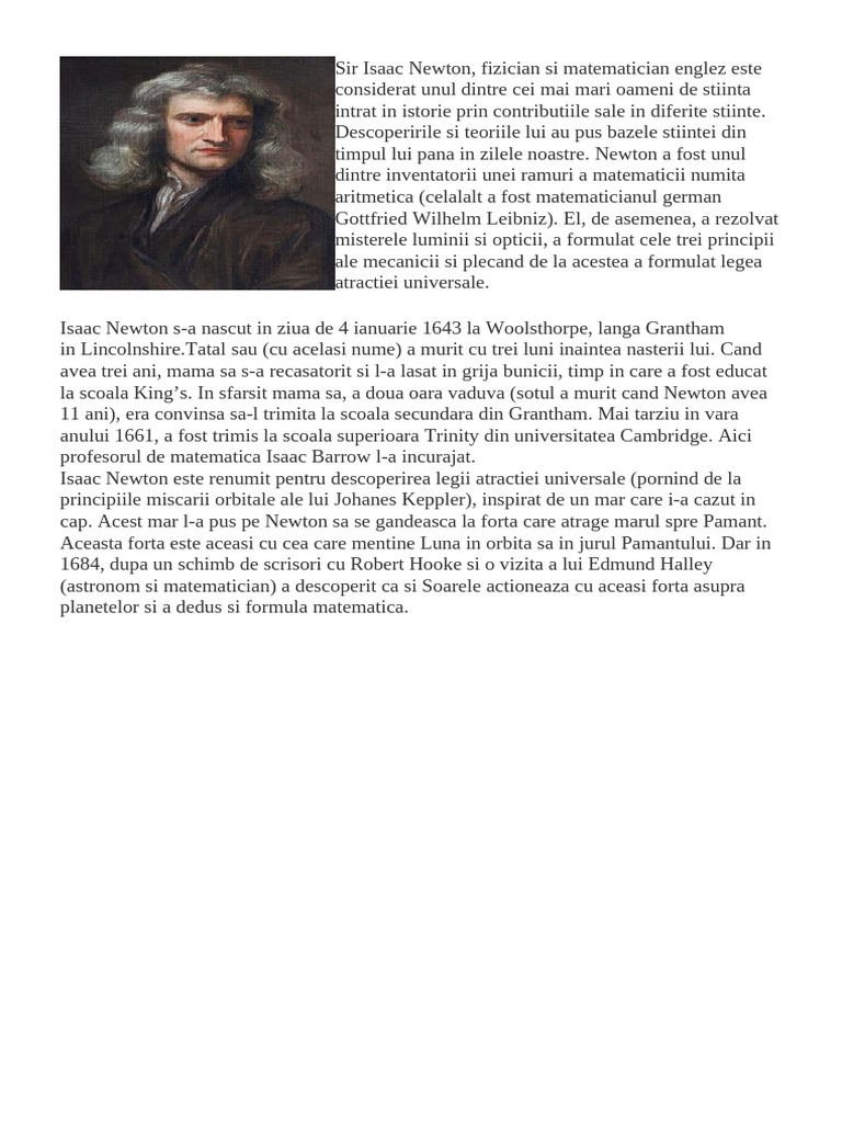 Isaac Newton | PDF