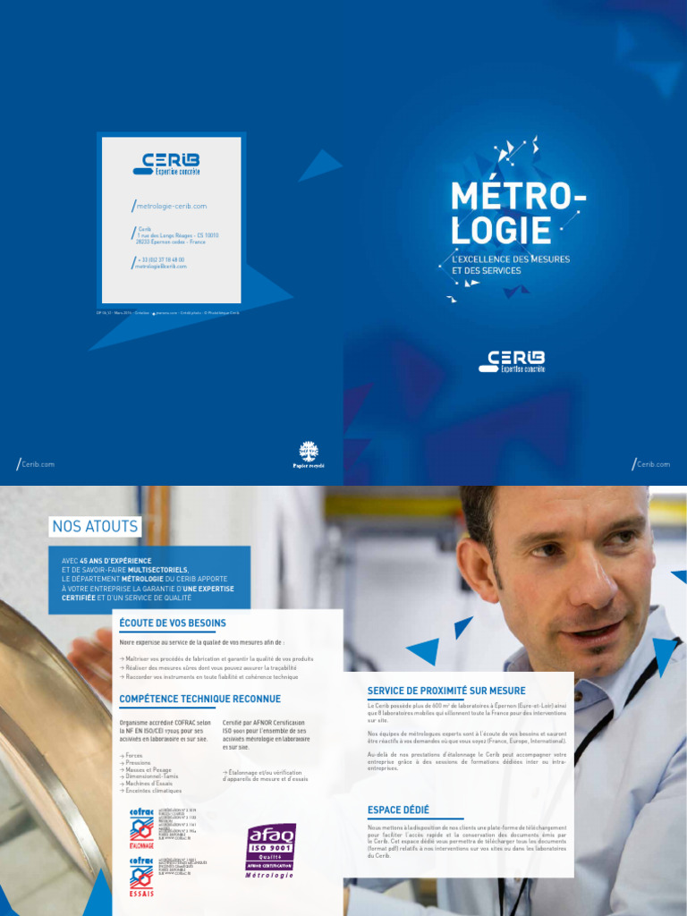 Dp 006 v3 Plaquette Metrologie | PDF