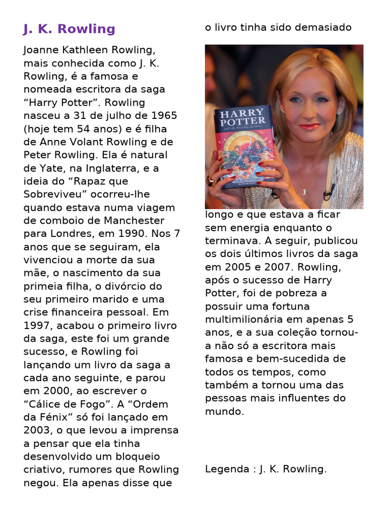 J. K. Rowling | PDF | J. K. Rowling