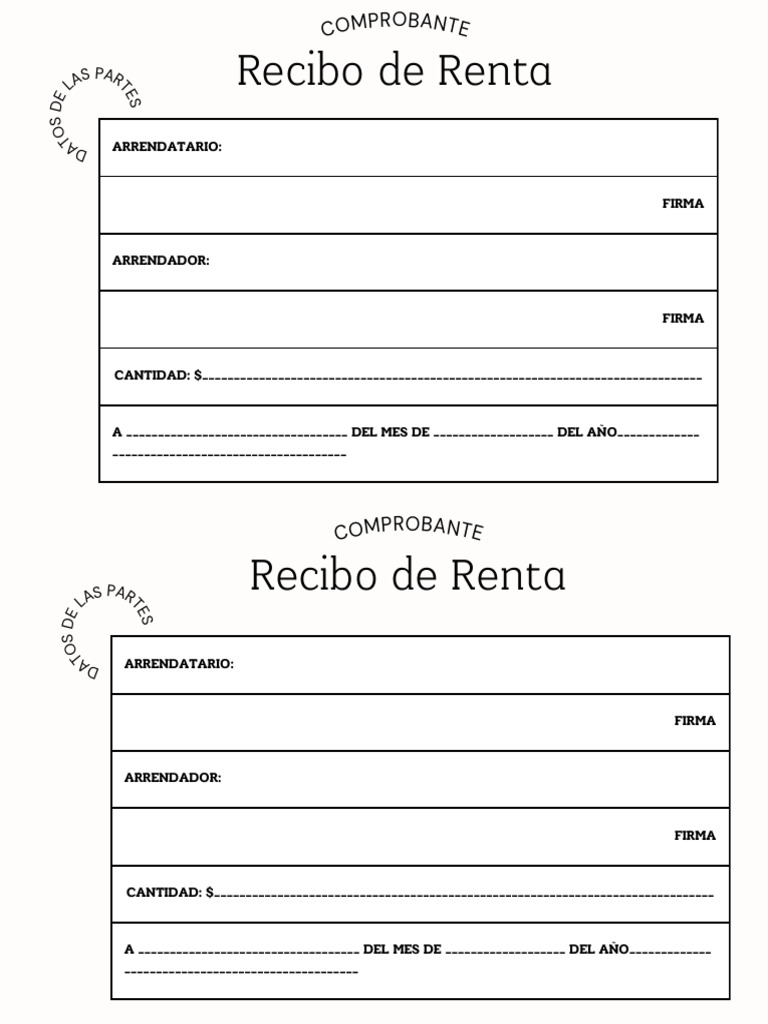 Recibo de Renta | PDF