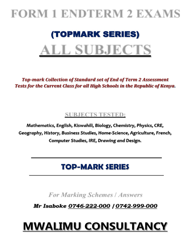 f1 Endterm 2 Topmark Exams | PDF | Leaf | Teaching Methods & Materials
