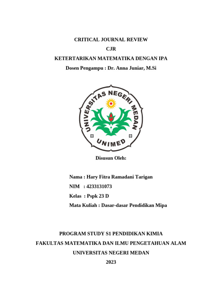 CBR Ketetarika MTK & Ipa | PDF