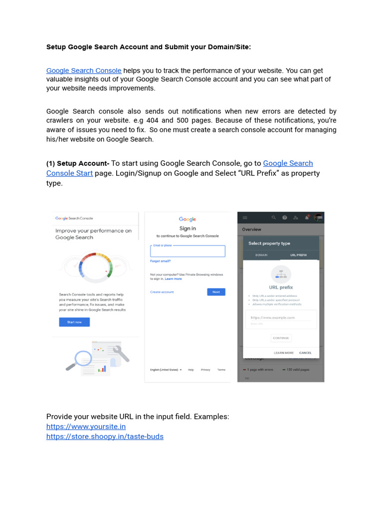 Google Search Console | PDF