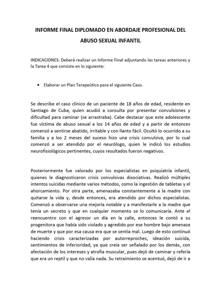 Informe Final Diplomado | PDF