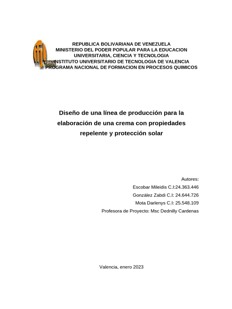 Proyecto III 2 Culminar Mañana | PDF