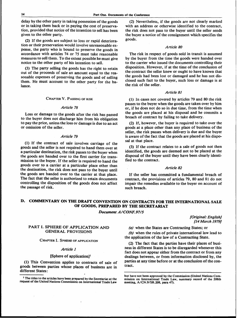 1979 Secretariat Commentary | PDF