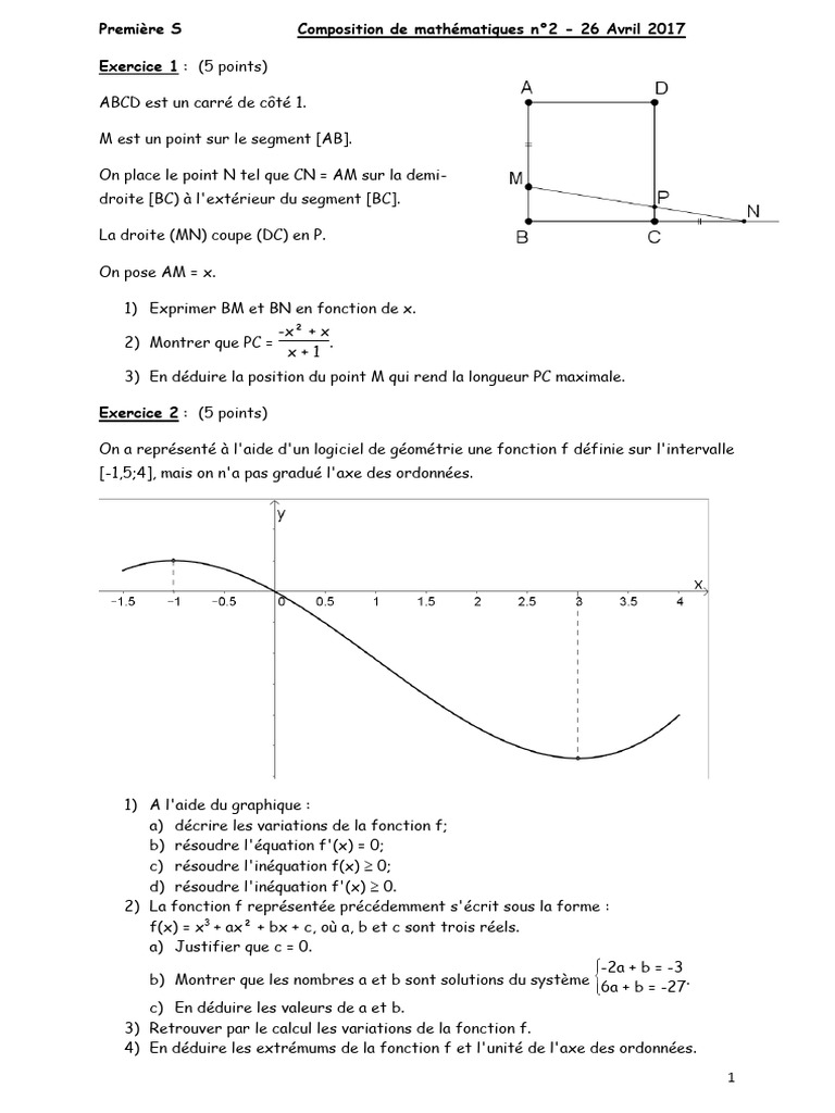 Composition n2 1S | PDF