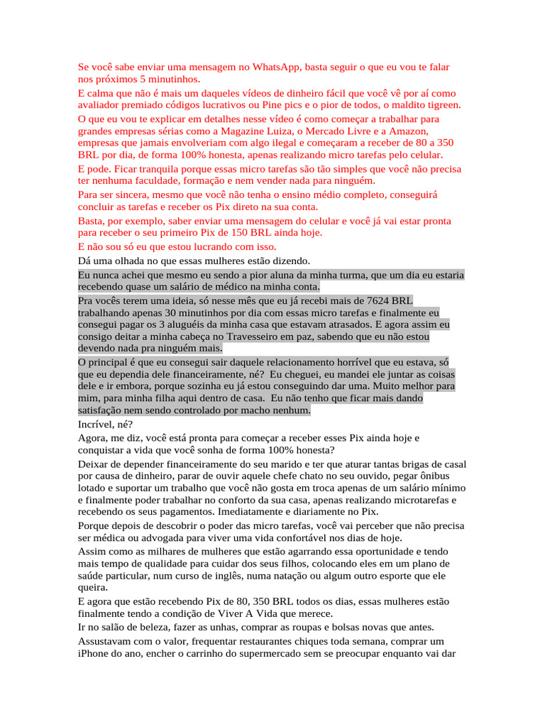 Copy Micro Tarefas - Eduarda Medina | PDF