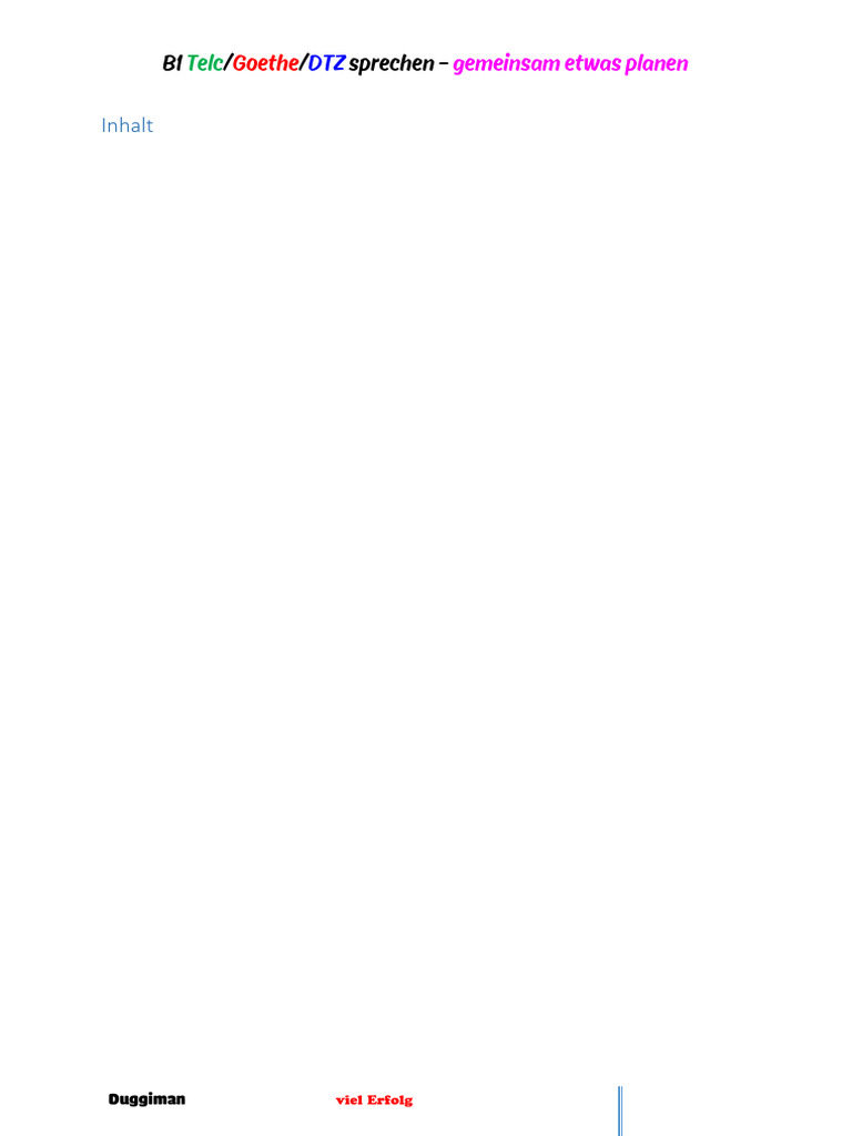 B1 Telc-Goethe-DTZ Sprechen - 08-24 | PDF