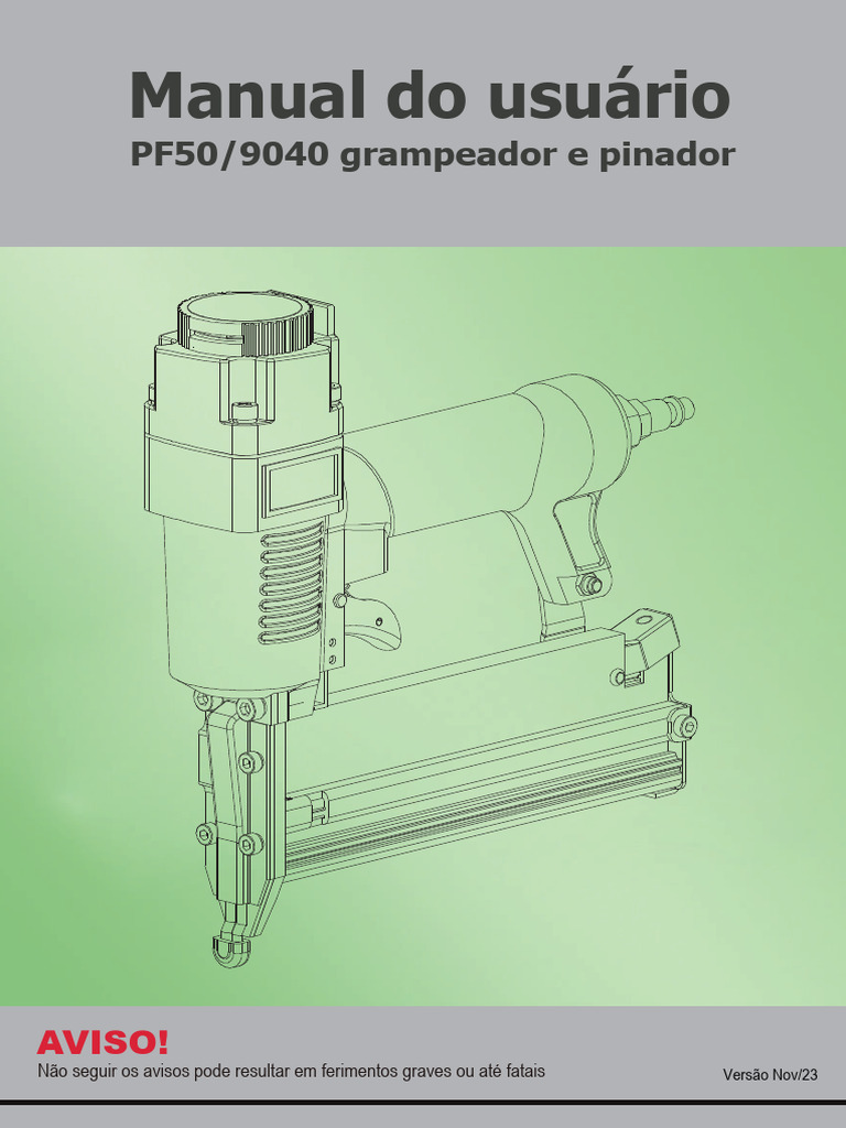 Manual Pinador e Grampeador Rocama PF 50 9040 - Site | PDF