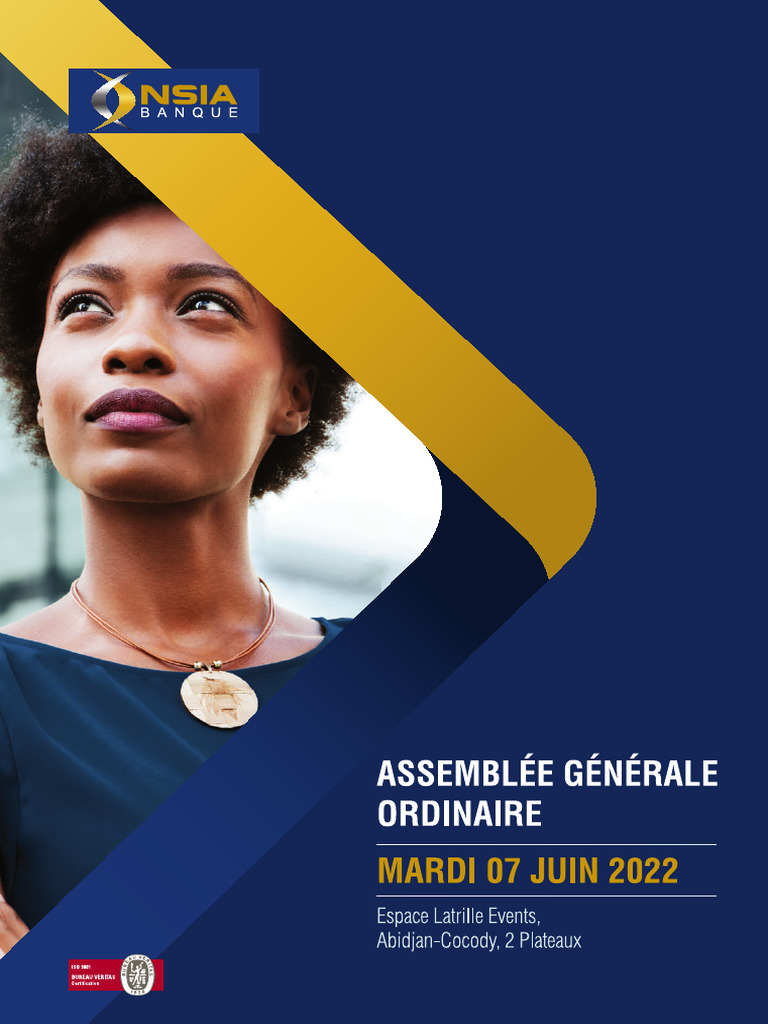 BROCHURE-AGO-2022 NSIA Banque CI | PDF