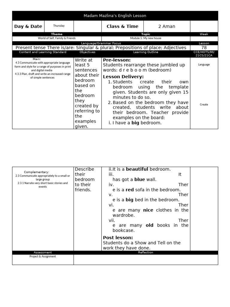 Lesson Plan 78 | PDF
