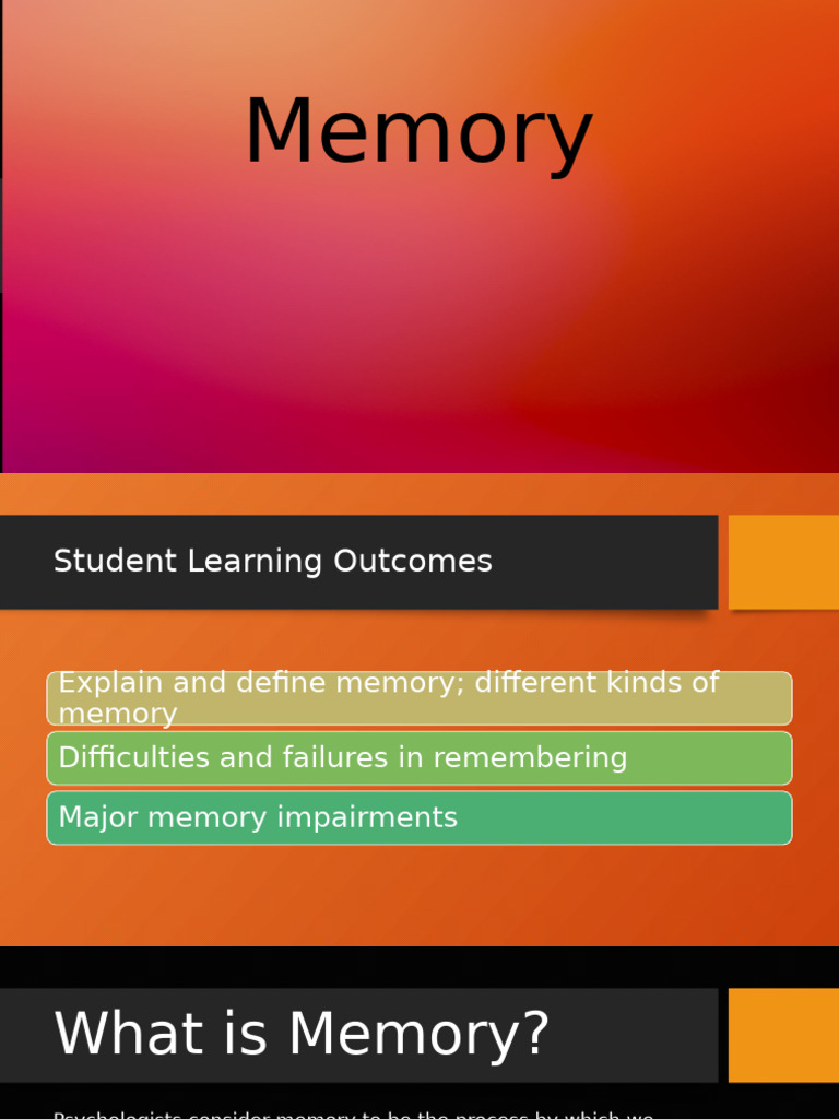 Memory | PDF