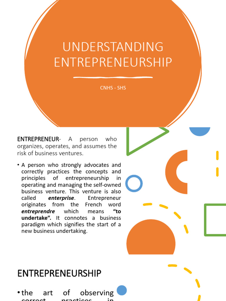 1 Understanding Entrepreneurship | PDF 1 Understanding Entrepreneurship | PDF