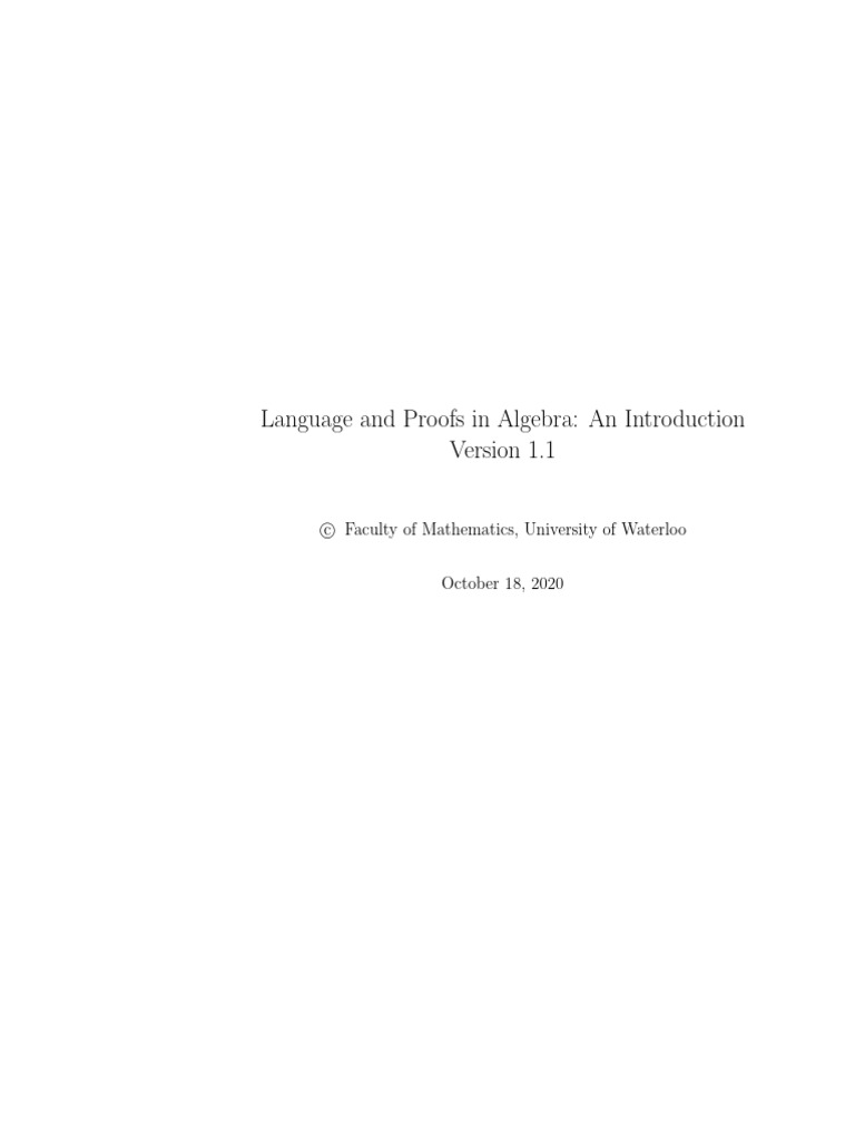 Math 135 Textbook | PDF