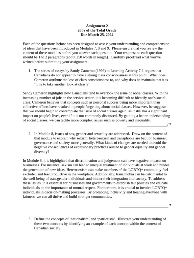 Assignment 2 EDITED | PDF