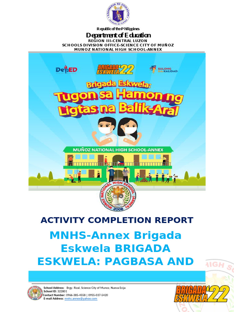 PP - Brigada Eskwela - Pagbasa | PDF