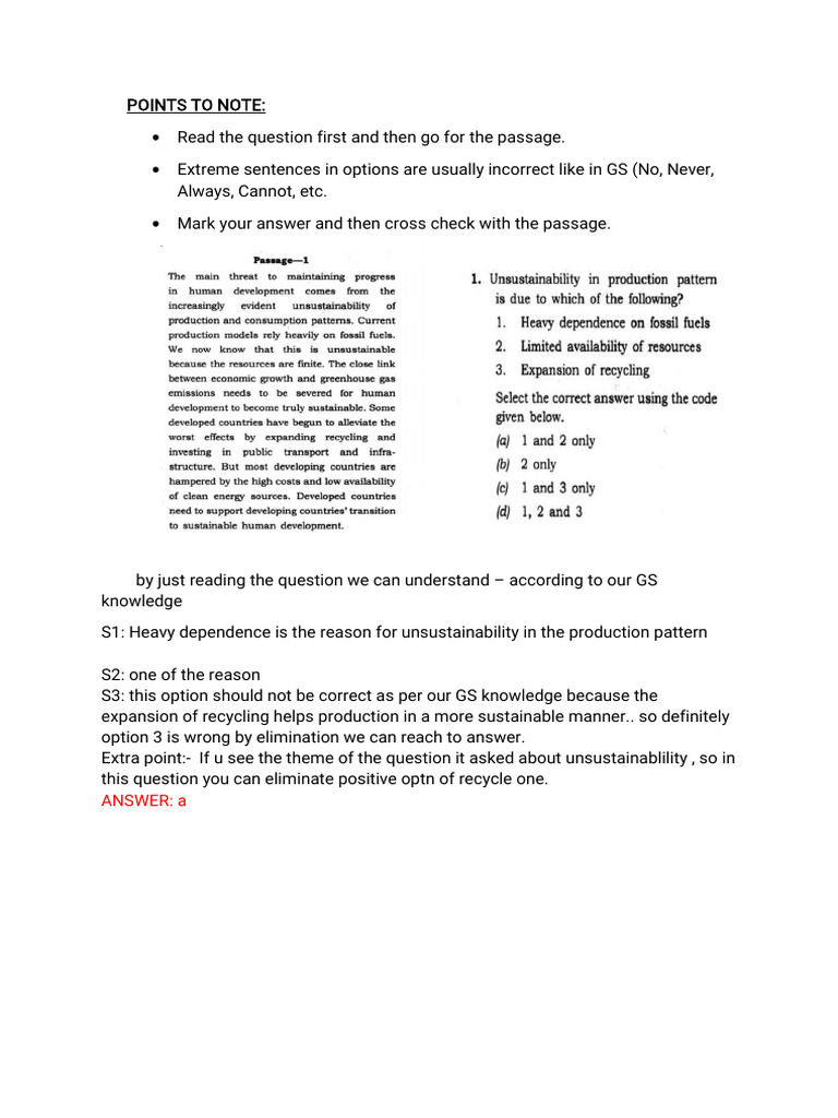 Solve Csat RC Options Method | PDF