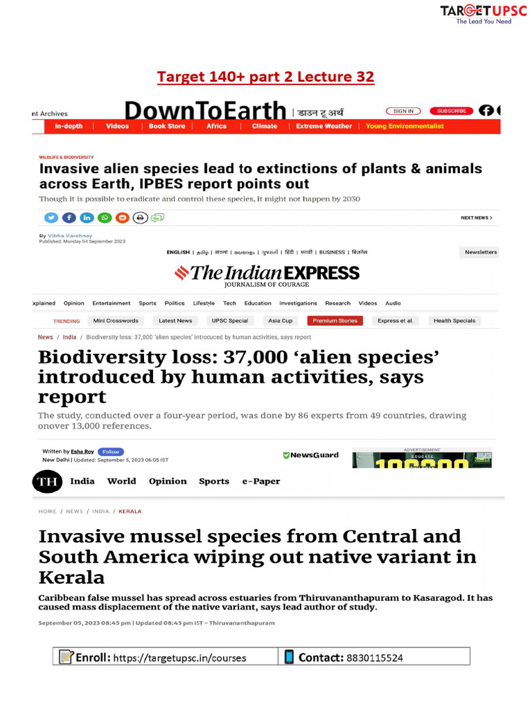 Target 140+ Part 2 Lecture 32 | PDF