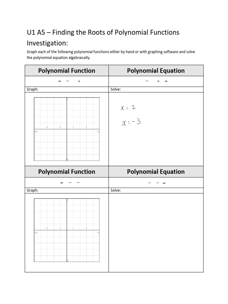 Unit 1 Activity 5 Investigation | PDF
