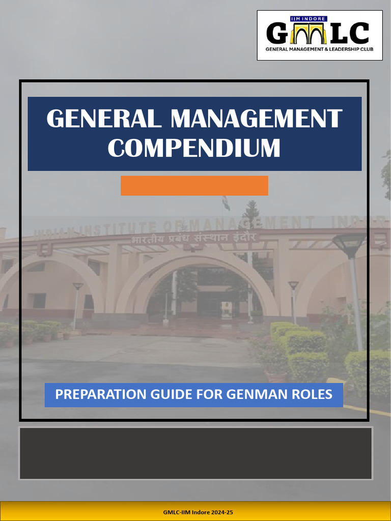 GMLC 2023-24 Compendium - IIM Indore | PDF