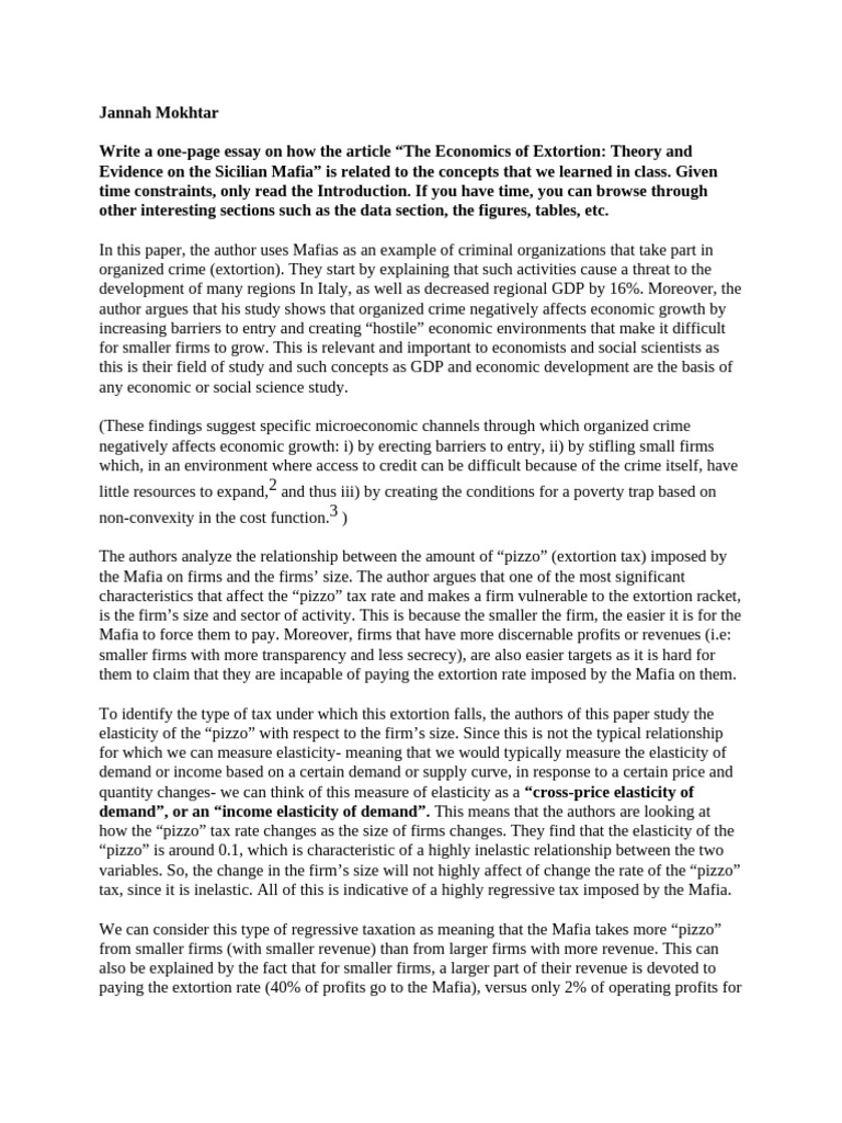 Markets In-class Assignment | PDF