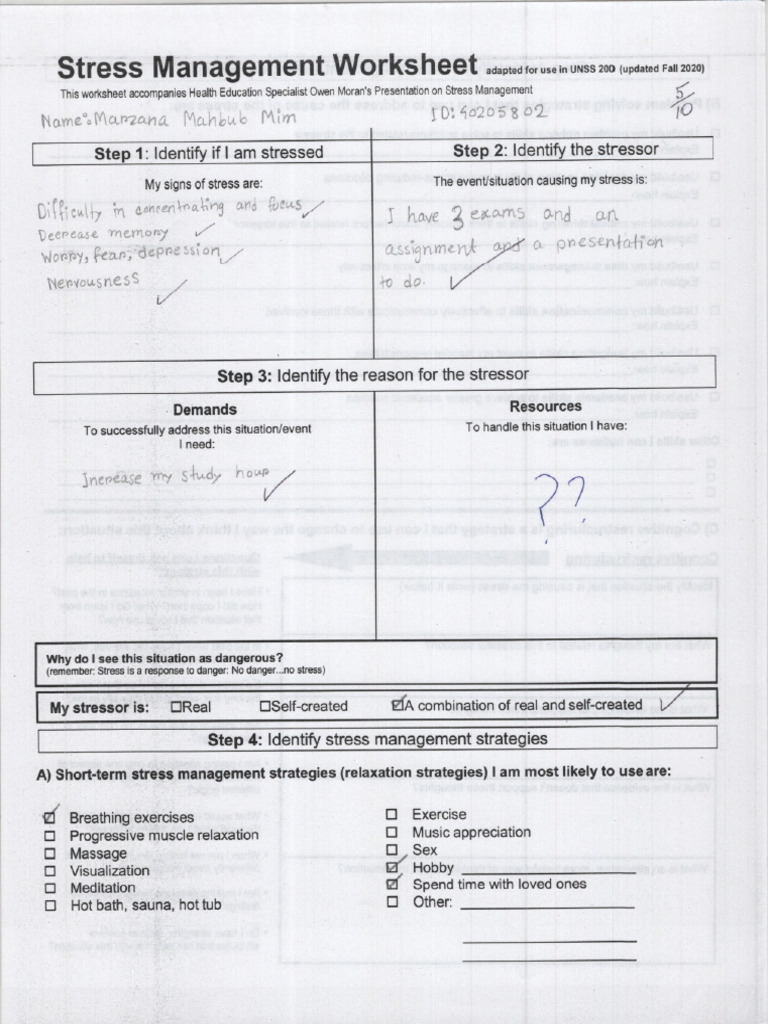 Stress Management | PDF