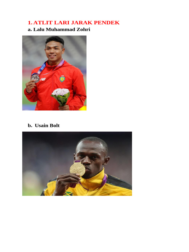 Atlit Lari Jarak Pendek | PDF