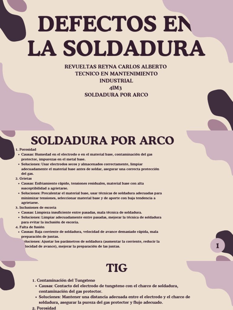Defectos en La Soldadura | PDF | Soldadura | Construcción