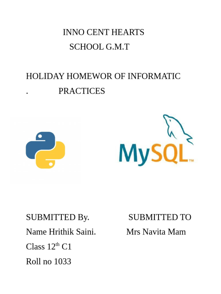 Hrithik Saini Class 12th c1, Roll No 1033 | PDF | Computer Programming | Data Analysis