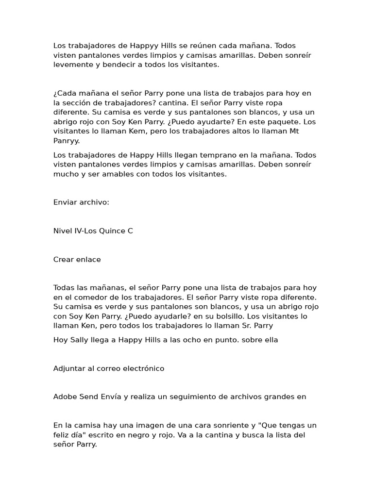 El Desimo Quinto Personaje | PDF