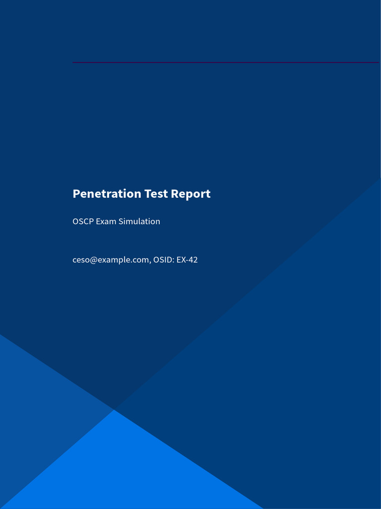 OSCP OS 42 Simulation Report | PDF