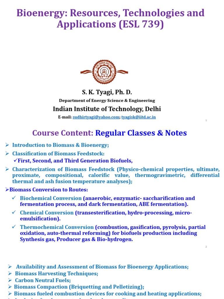 Basics of Biomass & Bioenergy | PDF | Biofuel | Algae Fuel